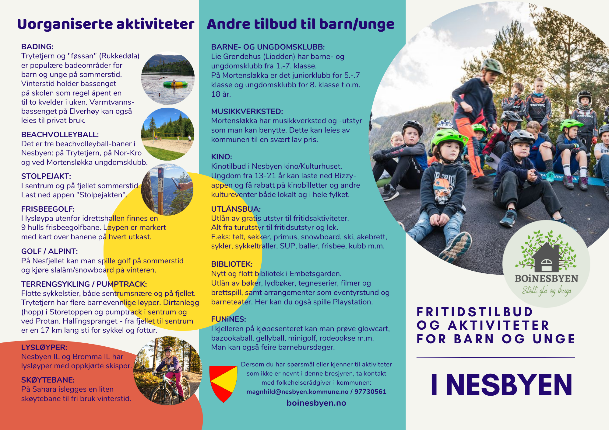 Fritidstilbud til barn, ungdom og voksne - Nesbyen kommune